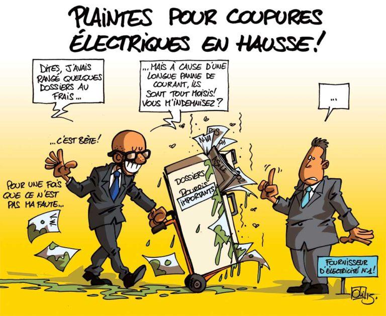 Panne électrique | Les humeurs d'Oli