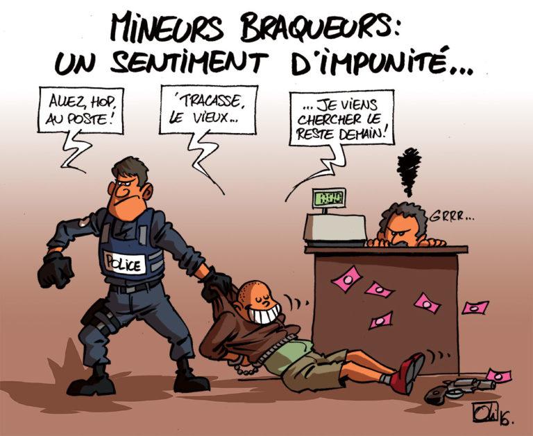 Braqueurs-mineurs | Les humeurs d'Oli