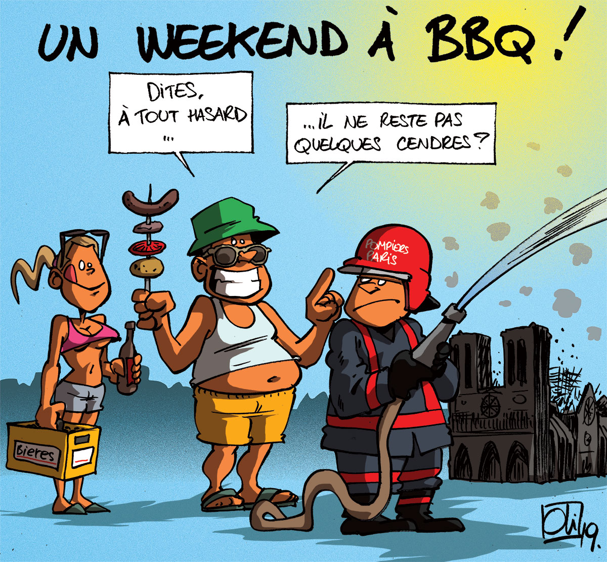 BBQ en vue ! | Les humeurs d'Oli