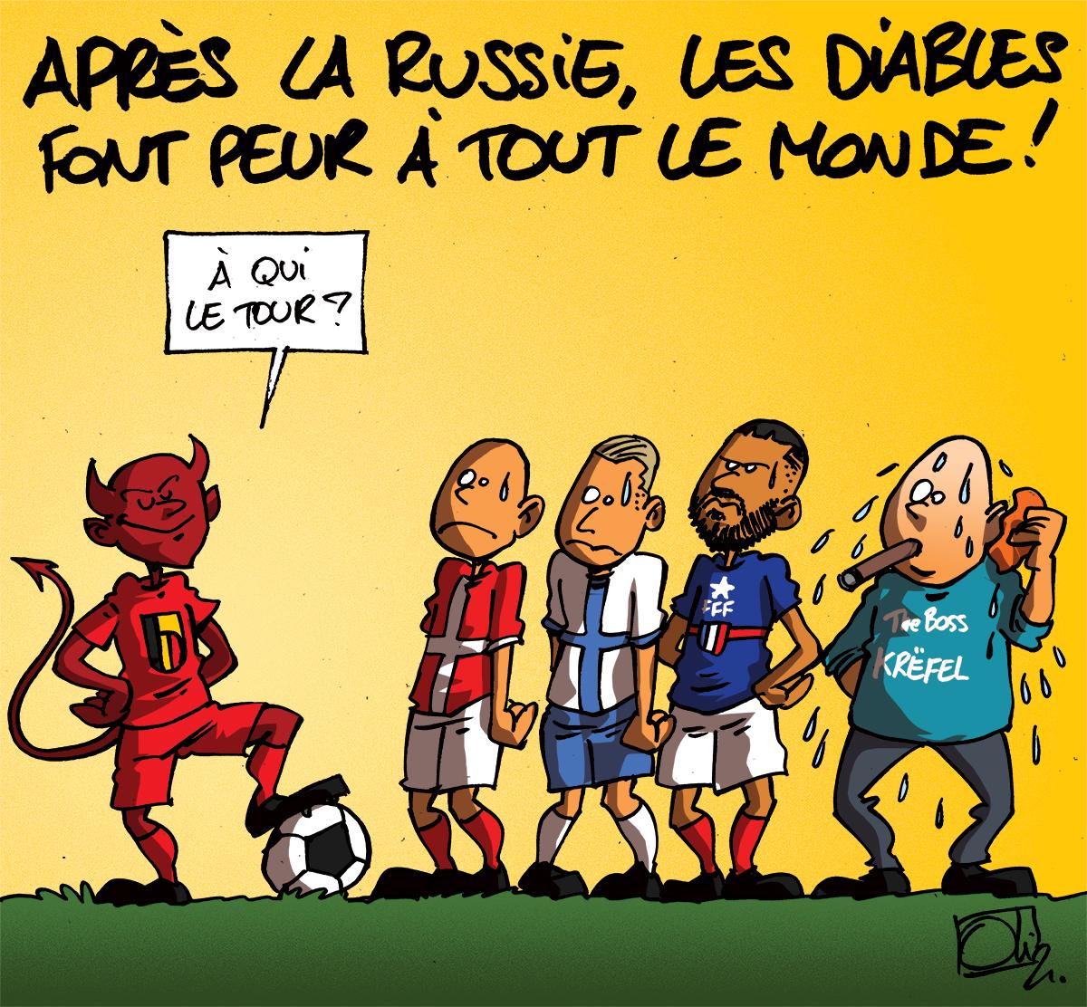 diables rouges | Les humeurs d'Oli