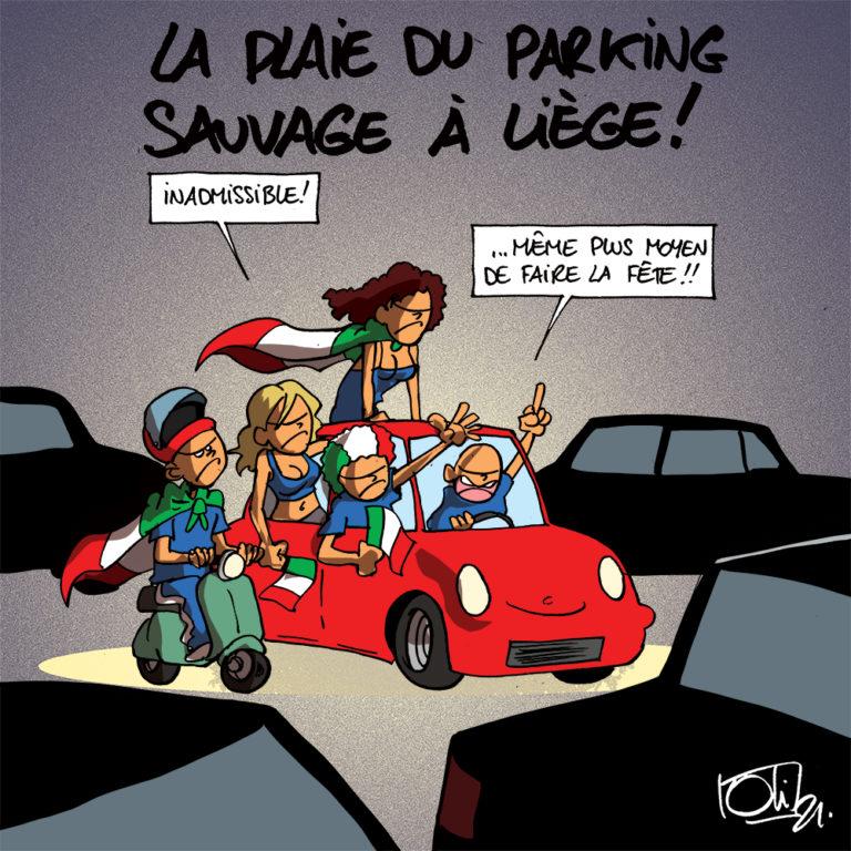 Parking sauvage ! | Les humeurs d'Oli