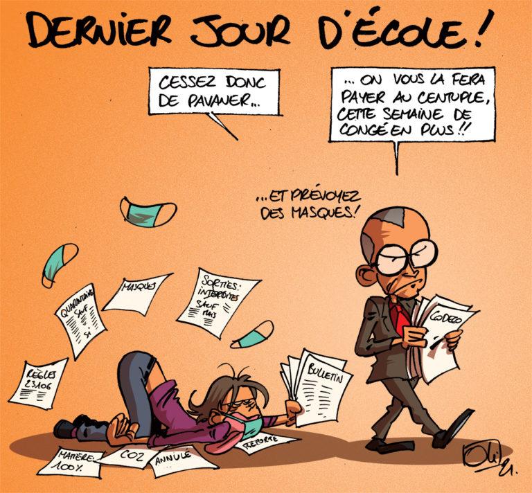 Dernier jour d’école ! | Les humeurs d'Oli