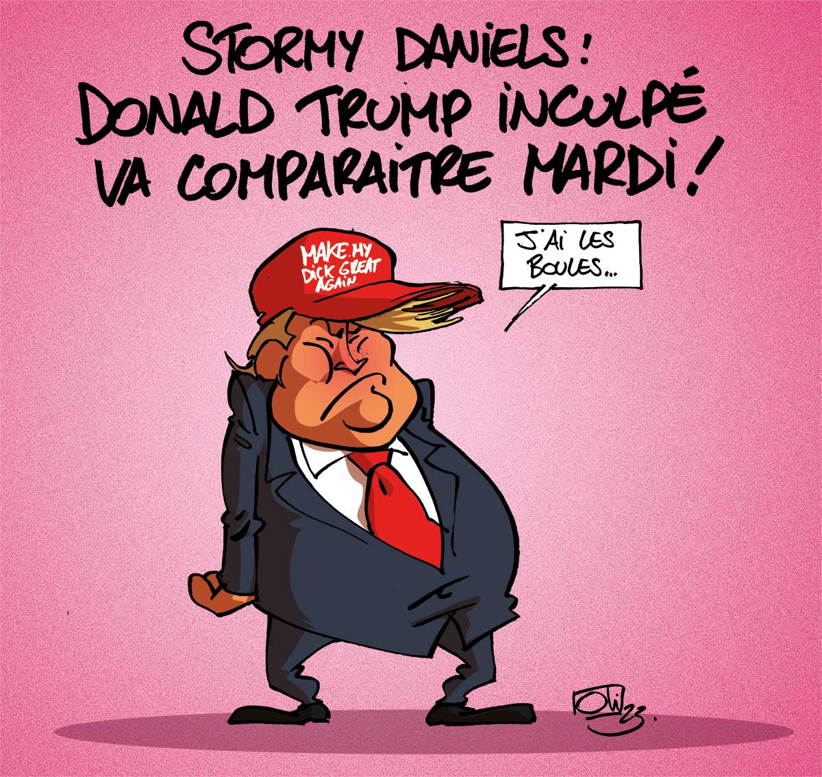 Donald Trump inculpé va comparaître mardi à New York ! | Les humeurs d'Oli